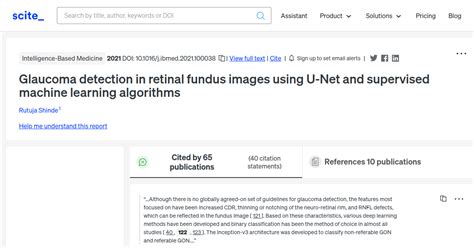 glaucoma detection in retinal fundus images using u net and supervised