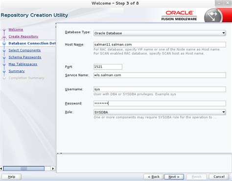 Initial Configuration Of Fusion Middleware After The Installation Oraclenext Solution To