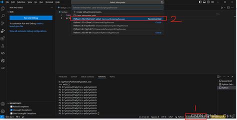 Python创建虚拟环境并在vscode中使用python3 Vscode 新建虚拟环境 Csdn博客