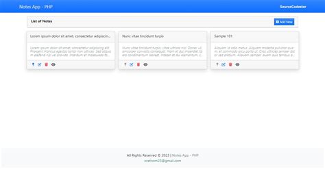 Notes App Using Php Oop Jquery And Bootstrap Free Source Code Sourcecodester