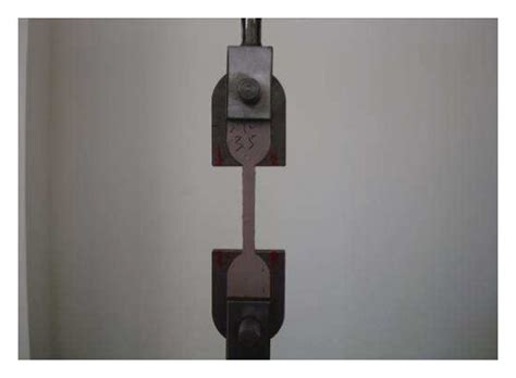 Dumbbell Tensile Test A Dumbbell Shaped Mold For Specimen Download Scientific Diagram