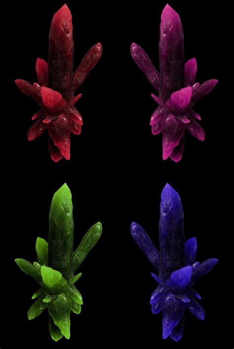 Crystals Blender Substance Unreal R Blender