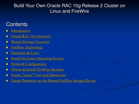 PPT Real Application Cluster RAC Kishore A PowerPoint Presentation ID