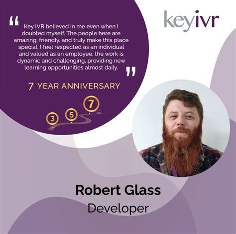 Key Ivr Is Celebrating Rob One Of Our Talented Developers Who Has Reached His 7 Year