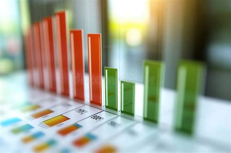 Professional Bar Graph Comparing Stock Market Performance Over Time Stock Image Image Of
