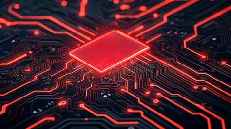 Concept Of Advanced Technology Semiconductors Ai Hardware And Digital Power Stock Video