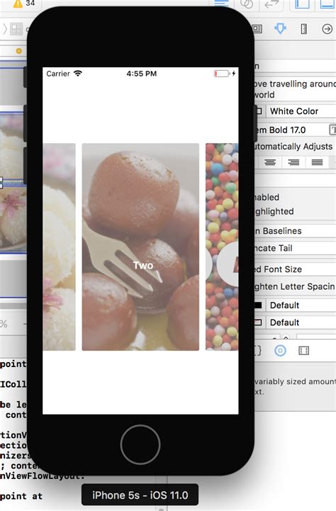 Ios Swift How To BringSubviewToFront Of Tableview Cell Which At The Center Of Horizontal