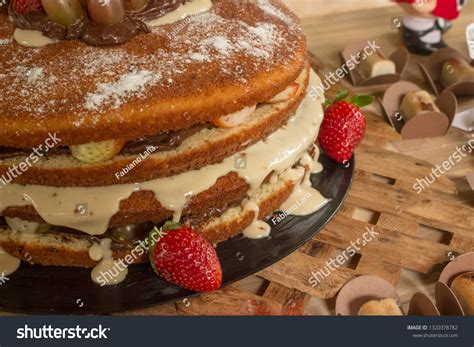 Naked Birthday Cake Stock Photo Shutterstock