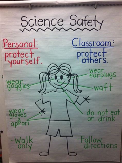 Elementary Babe Science Safety Anchor Chart Babe Days Science Safety Elementary Babe