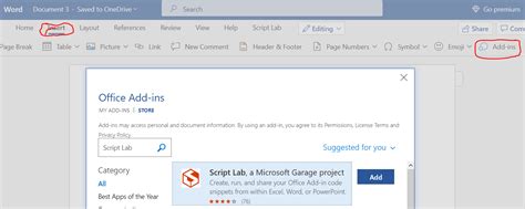 Office365 How To Use Script Lab With Word Online Stack Overflow