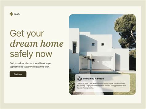 Landingpage Uiux Home Homefinder Dribbble Uiinspiration Muhamad Reza Adityawarman