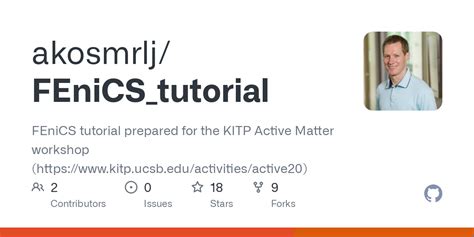 github akosmrlj fenics tutorial fenics tutorial prepared for the