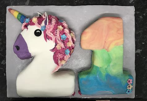 Homemade A Unicorn Emoji Cake Rfood