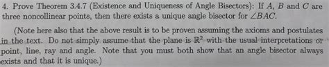 Solved Prove Theorem Existence And Uniqueness Of Chegg