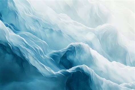 A Serene Blue And White Abstract Background With Soft Gradients Gentle Waves And A Calming