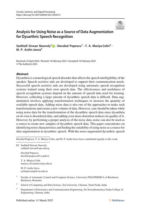 Pdf Analysis For Using Noise As A Source Of Data Augmentation For