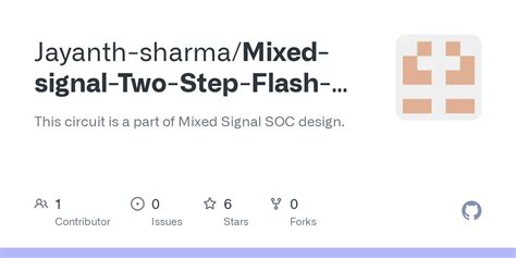 GitHub Jayanth Sharma Mixed Signal Two Step Flash ADC This Circuit Is A Part Of Mixed Signal