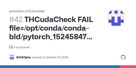 Thcudacheck Fail File Opt Conda Conda Bld Pytorch Work Aten Src Thc