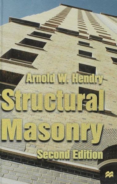 Barnes And Noble Structural Masonry Edition 2 Hamilton Place