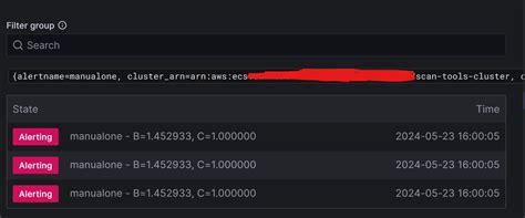 multiple alerts notifications for each query in an alert alerting