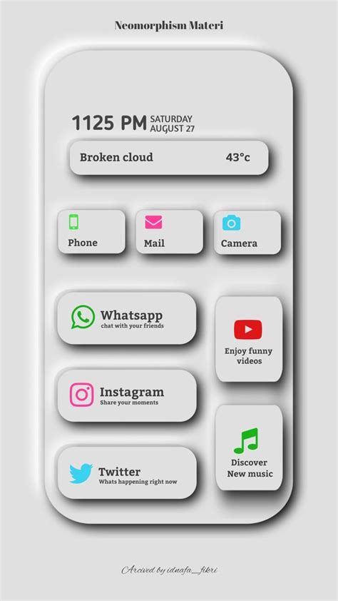 Neomorphism Typography Nel 2024 Sfondi