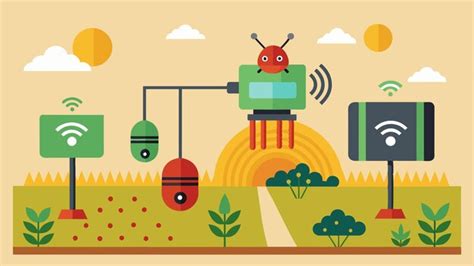 Premium Vector Automated S Equipped With Sensors Detect The Presence Of Pests And Send Alerts