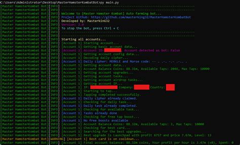 GitHub Eeak MasterHamsterKombatBot Thread Python Based Automation Tool For Hamster Kombat