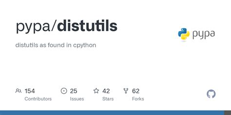 GitHub Pypa Distutils Distutils As Found In Cpython
