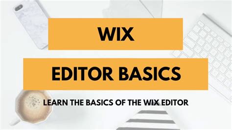 WIX Tutorial How To Create A Website With WIX Editor Basics