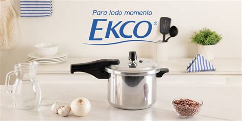 Olla Express Ekco Classic De Aluminio 5 Litros Con 6 Sistemas De Seguridad