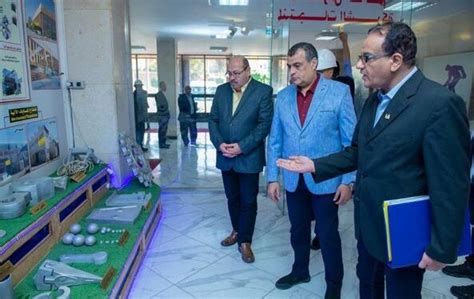 Military Production Min Inspects Helwan Iron Foundry Egyptian Gazette