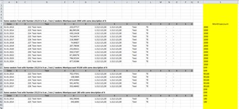 Excel Vba Copy Number From A String Of Text And Insert Into Cells