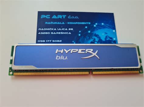 Kingston Hyperx Blu 8gb Ddr3 Pc3 12800 1600 Mhz Račun R1 Jamst