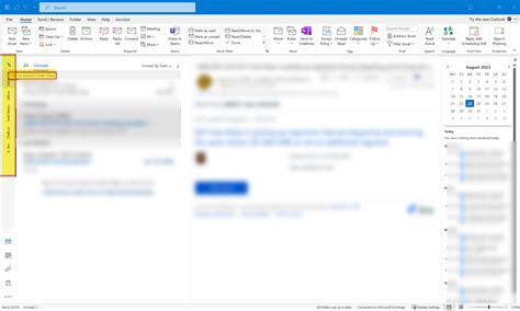 New Outlook Pin The Favorites Using Click To Expand Folder Pane Instead Of Showing The Entire