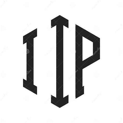 Iip Logo Design Initial Letter Iip Monogram Logo Using Hexagon Shape