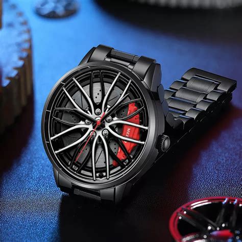 Car Watches For Menwaterproof Stainless Steel Quartz Wrist Watch