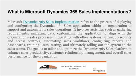 Ppt Dynamics 365 Sales Implementation Tips For Effective Business Transformation Powerpoint