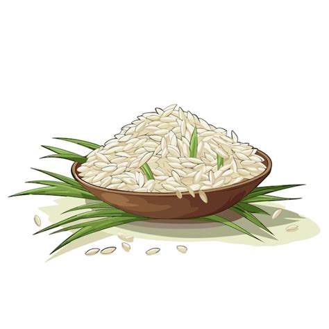 Premium Vector Rice Vector On White Background