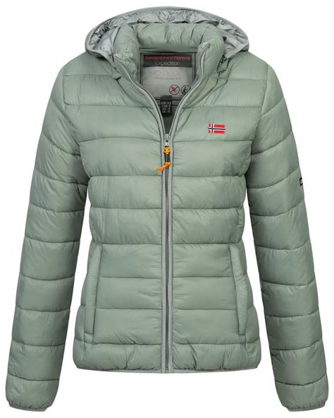 Geographical Norway Steppjacke Damen Herbst Winter Steppjacke Outdoor Übergangsjacke Leicht