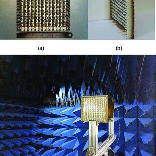 Prototype And Measurement Setup Of The Double Layer Transmitarray A Download Scientific