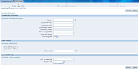 Pramod S Oracle Apps R Legal Entity Ledgers Accounting Options