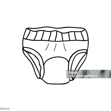 벡터의 아기 기저귀 낙서 아이콘입니다 아기 기저귀 손으로 그린 그림 벡터 구멍이 많은에 대한 스톡 벡터 아트 및 기타 이미지 구멍이 많은 그리기 기저귀 Istock