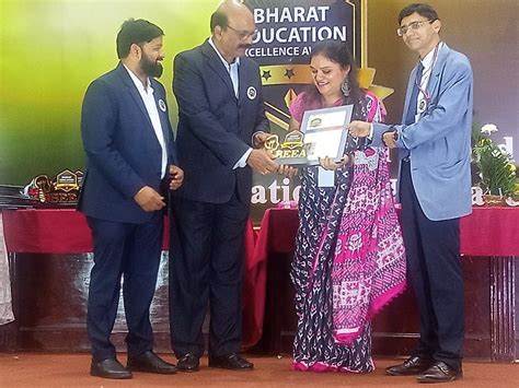 Beea2k24 Beea2k24 Bharateducationexcellenceawards2024 Nandini Srinivas