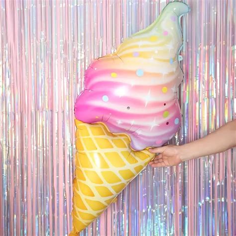 6개 세트의 콘 모양의 마일러 풍선 혼합 색상 파티 장식용 호일 풍선 졸업 생일 결혼식 계절 행사 Temu