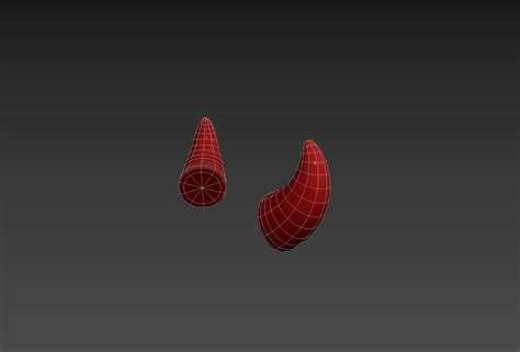 3d Model Devil Horn Vr Ar Low Poly Cgtrader