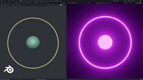 How To Glow Objects In Blender Youtube