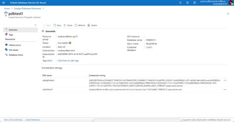 Getting Started On Oracle Database Service For Microsoft Azure With Exadata Database Service