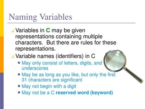 ppt basics of variable declaration in c programming powerpoint presentation id 9671148