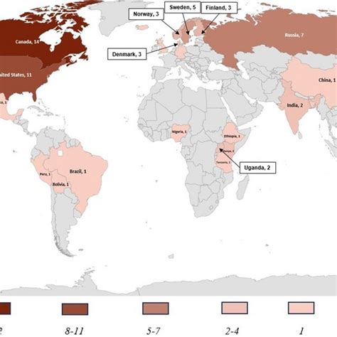 Choropleth Map Showing The Geographical Distribution Of The Indigenous Download Scientific