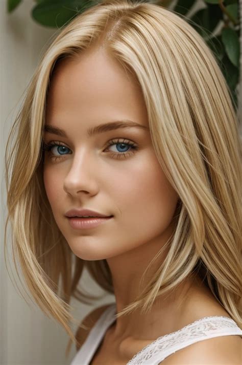 Beautiful Blonde Girl Identical To Milly Alcox Seaart Ai